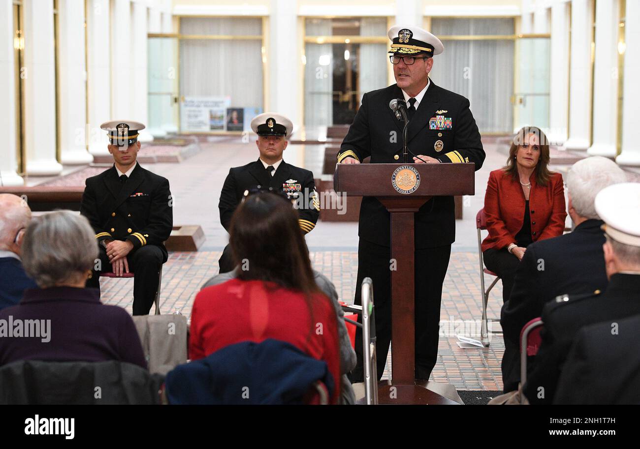 221207-N-PX557-0326 HARRISBURG, Pa. (Dec. 07, 2022) Rear Adm. Peter ...
