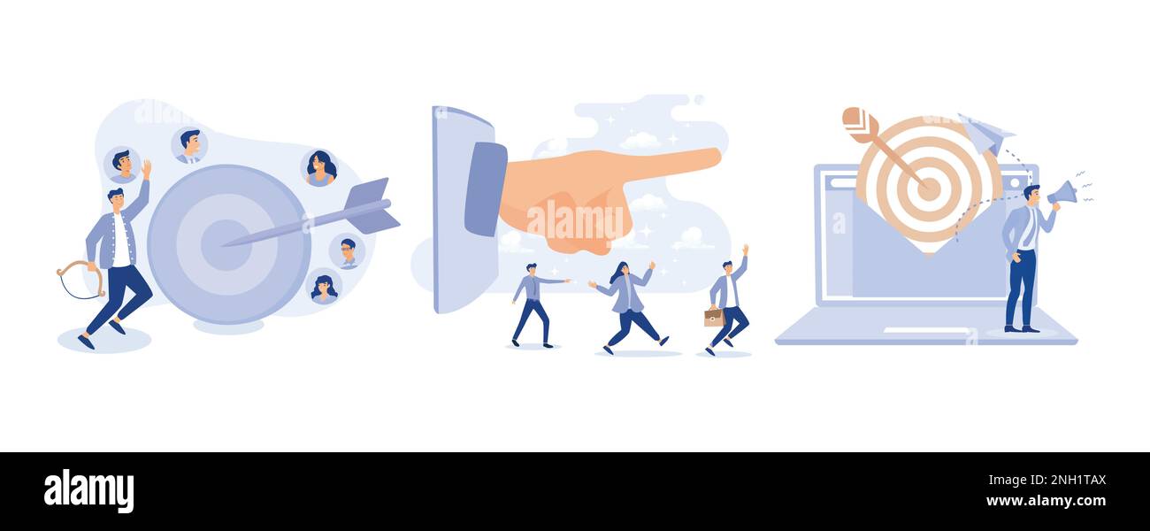 Target audience for advertising. Thought leadership.communication and ...