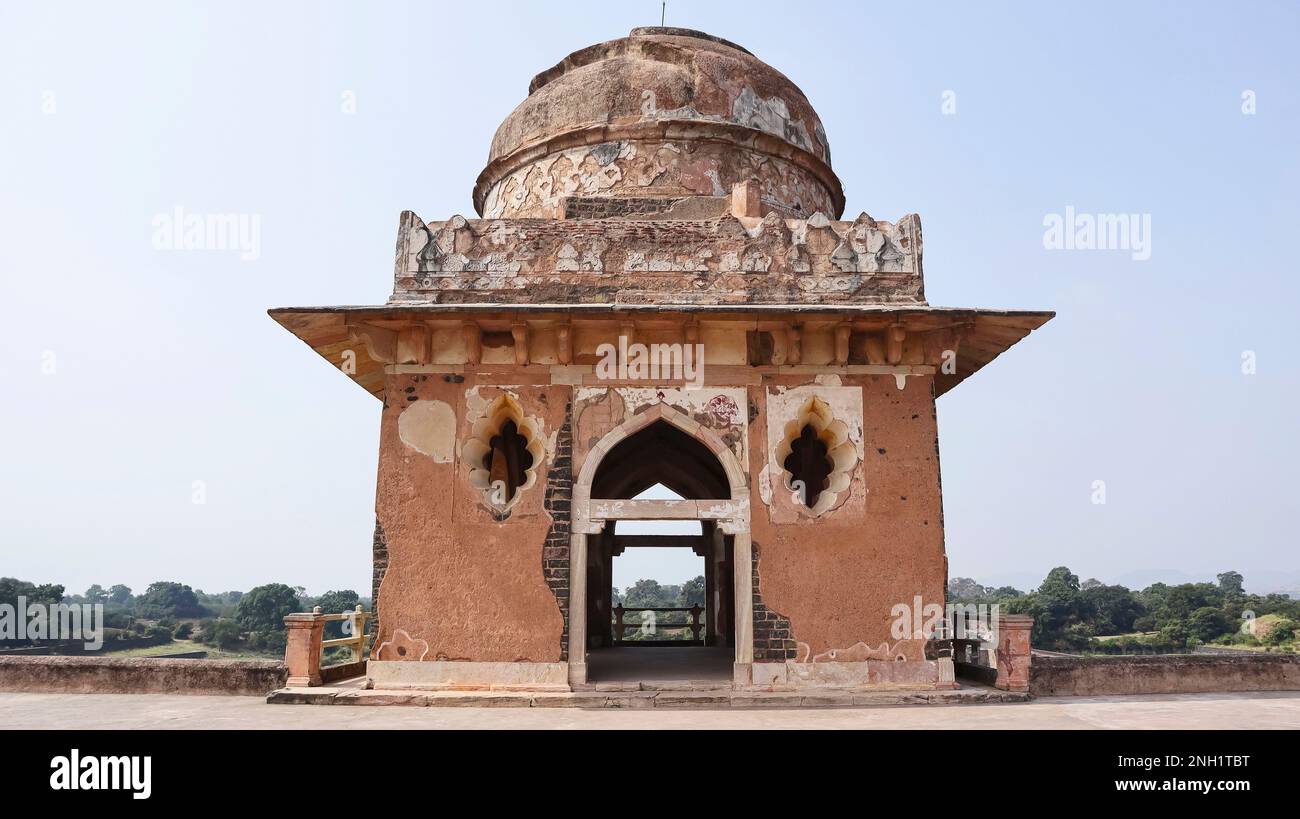 Tomb on the Top of Jahaz Mahal, Mandu, Dhar, India Stock Photo - Alamy