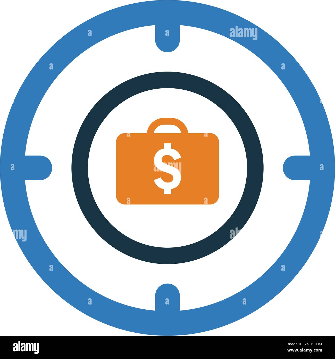 Profit target icon. Flat style vector EPS use in infographics,web ...