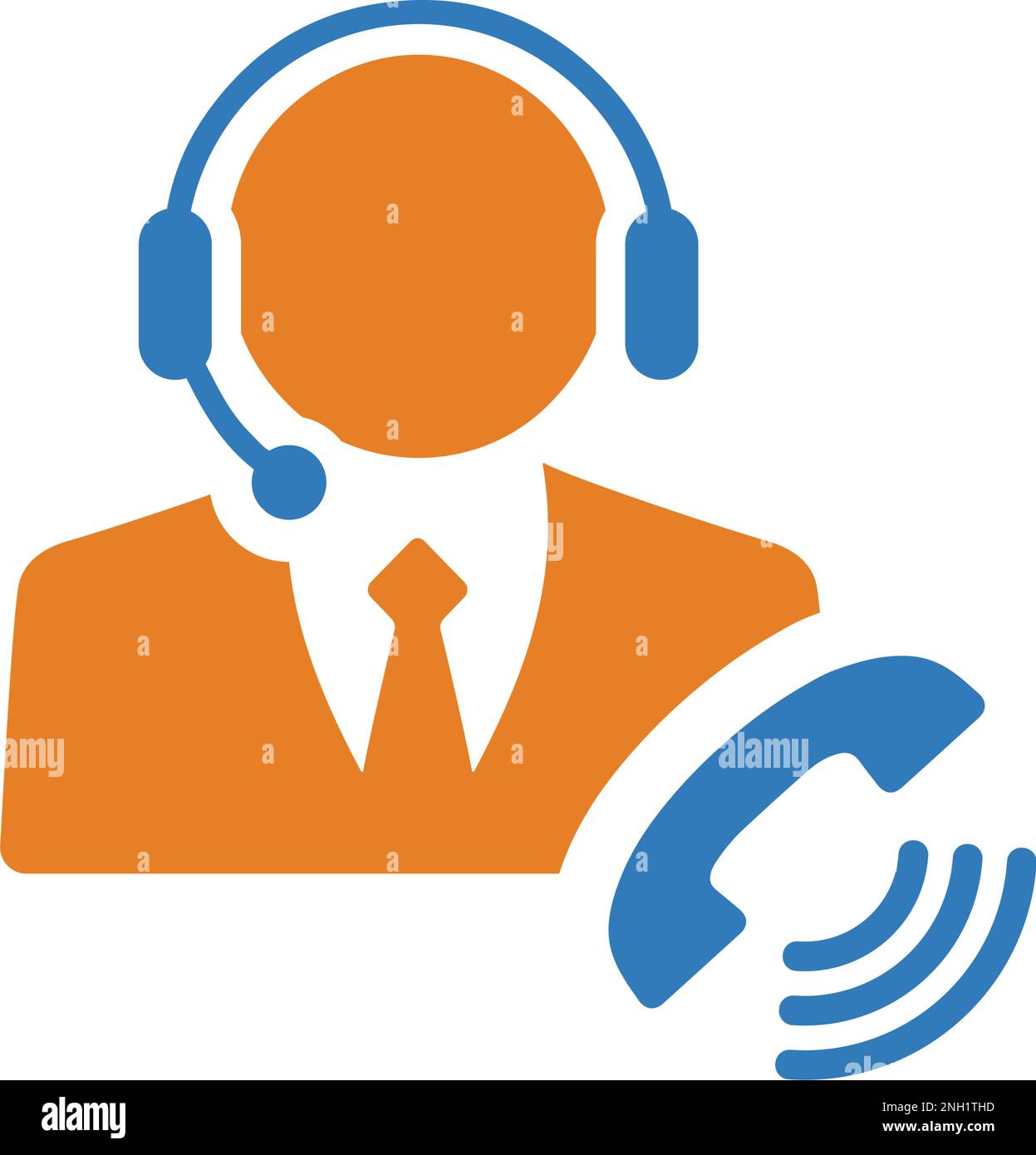 Call Center, customer support icon. Flat style vector EPS use in ...