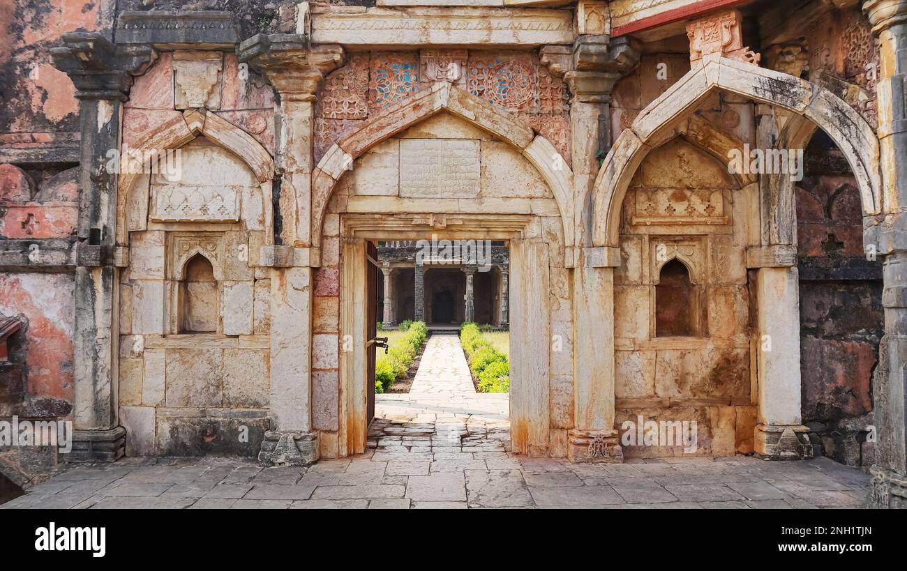 Entrance of Malik Mughith's Mosque, Mandu, Madhya Pradesh, India Stock ...