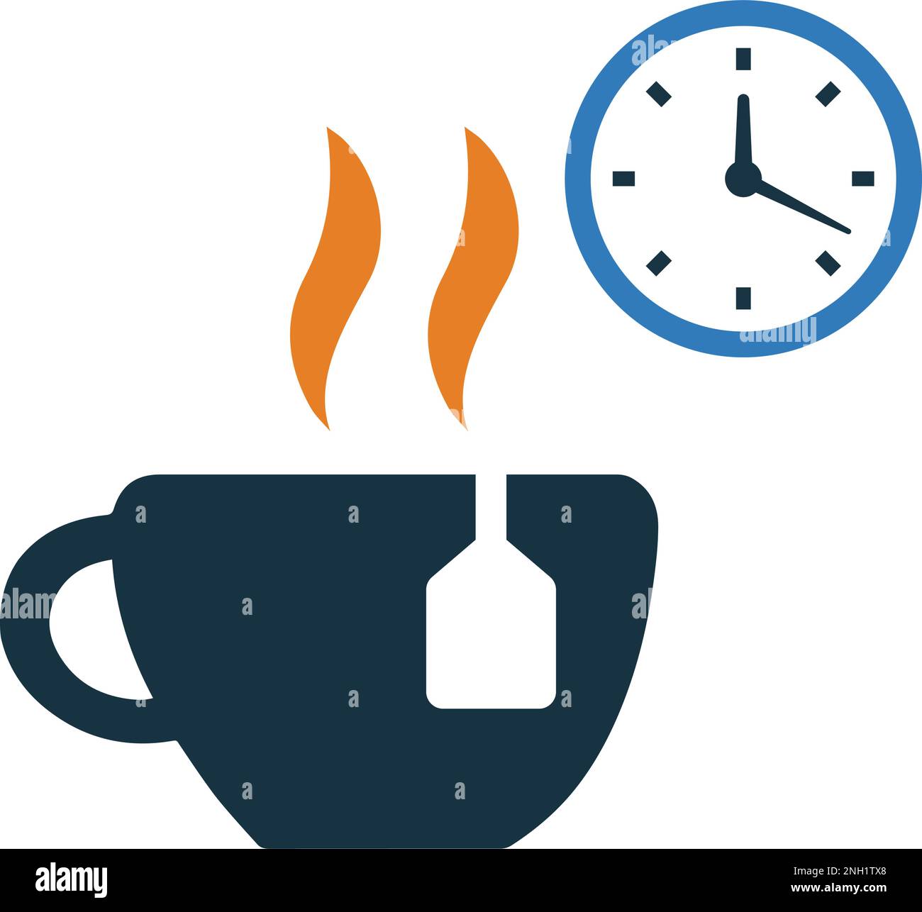 Coffee Break icon. Flat style vector EPS use in infographics,web design ...