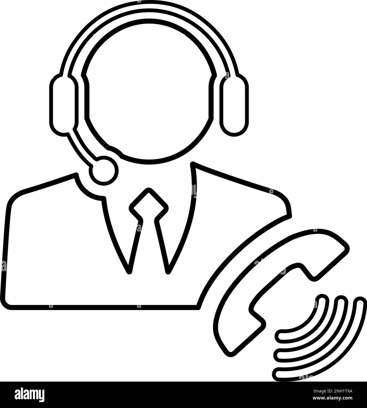 Call Center, customer support icon. Flat style vector EPS use in ...