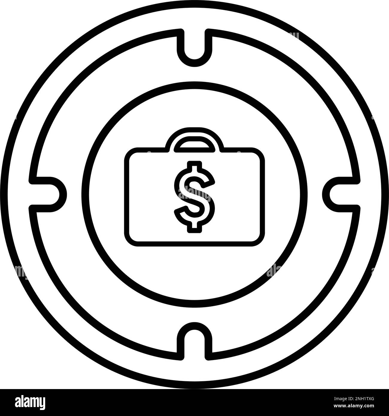 Profit target icon. Flat style vector EPS use in infographics,web ...