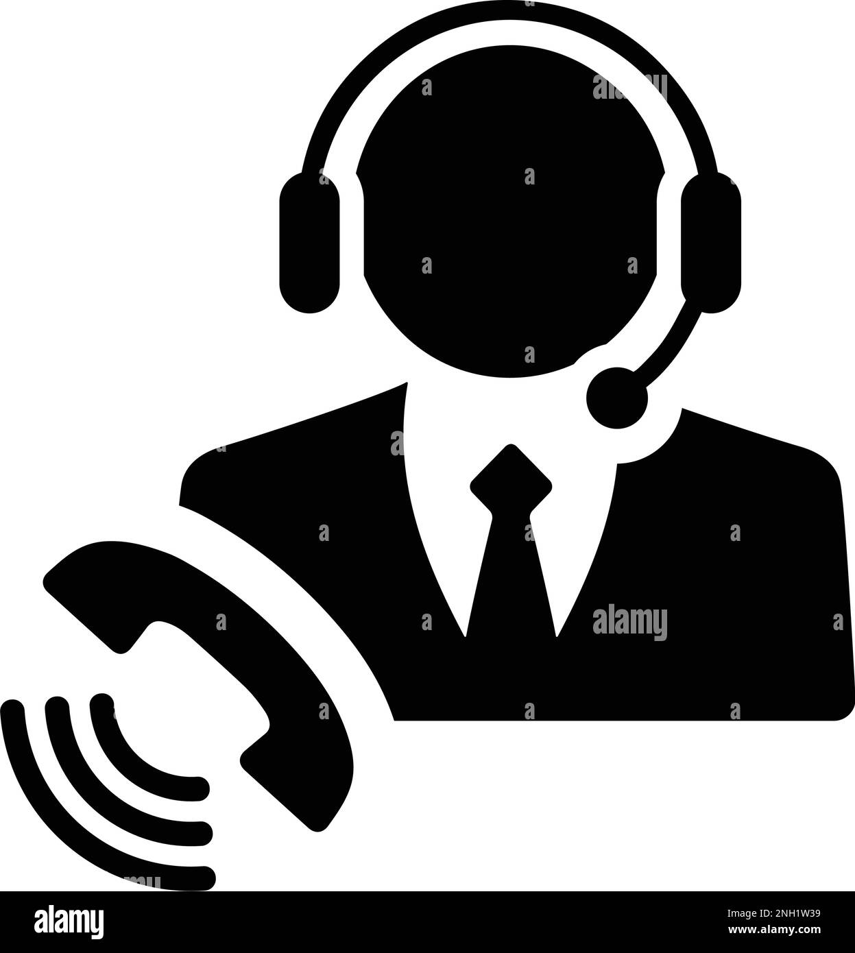 Call Center, customer support icon. Flat style vector EPS use in ...