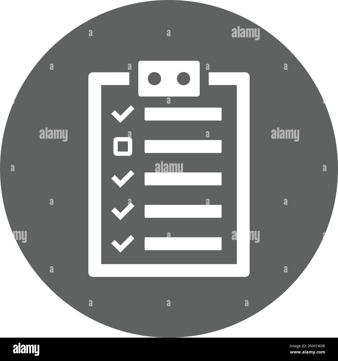 Checklist icon. Flat style vector EPS use in infographics,web design ...