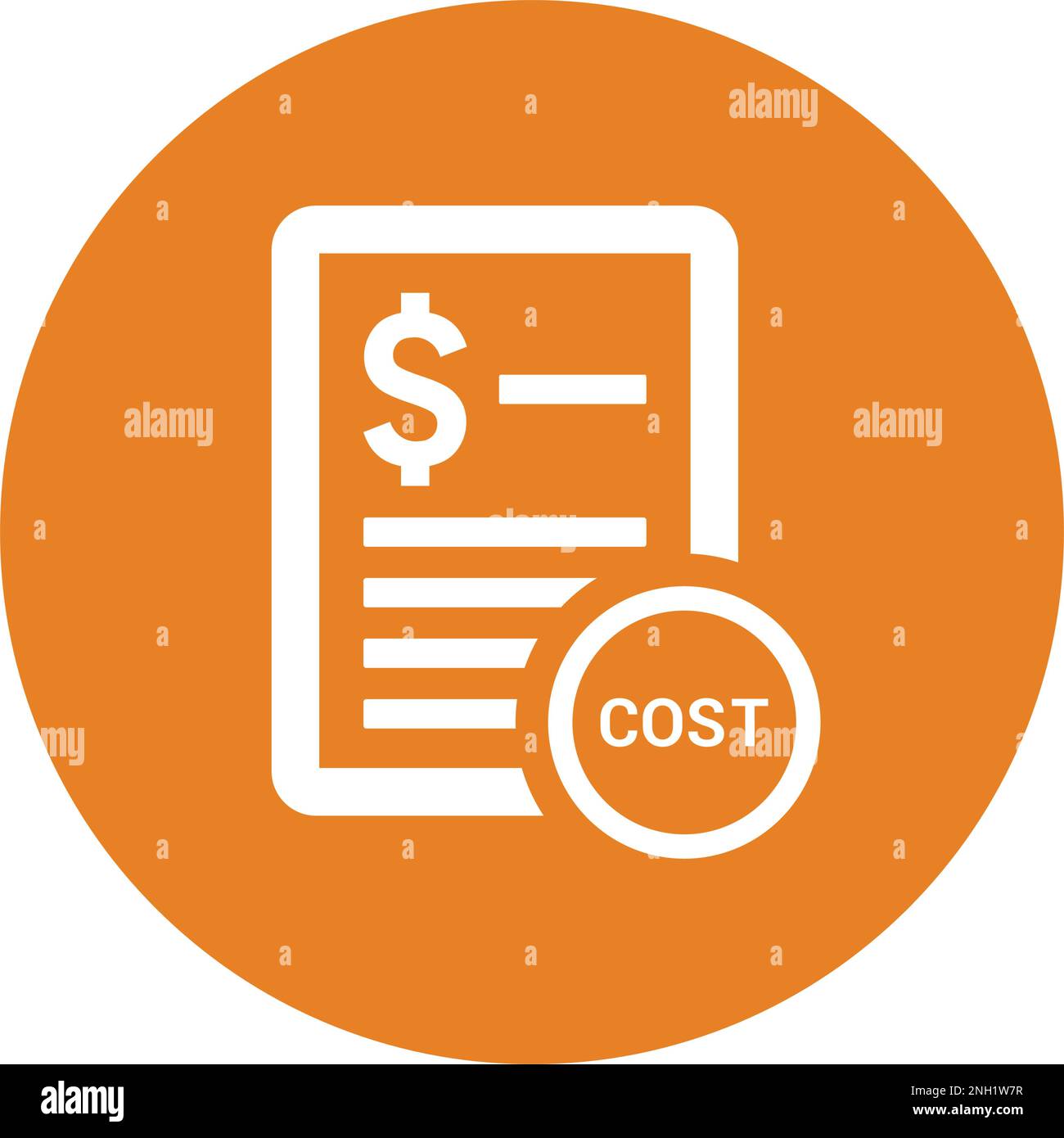 Cost Statement icon. Flat style vector EPS use in infographics,web ...