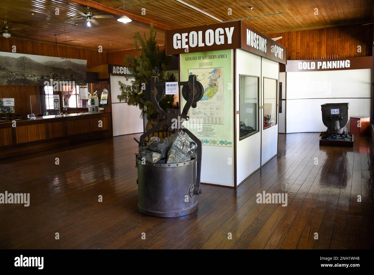 Pilgrim's Rest, South Africa - 8 January 2023: mining museum at the old ...