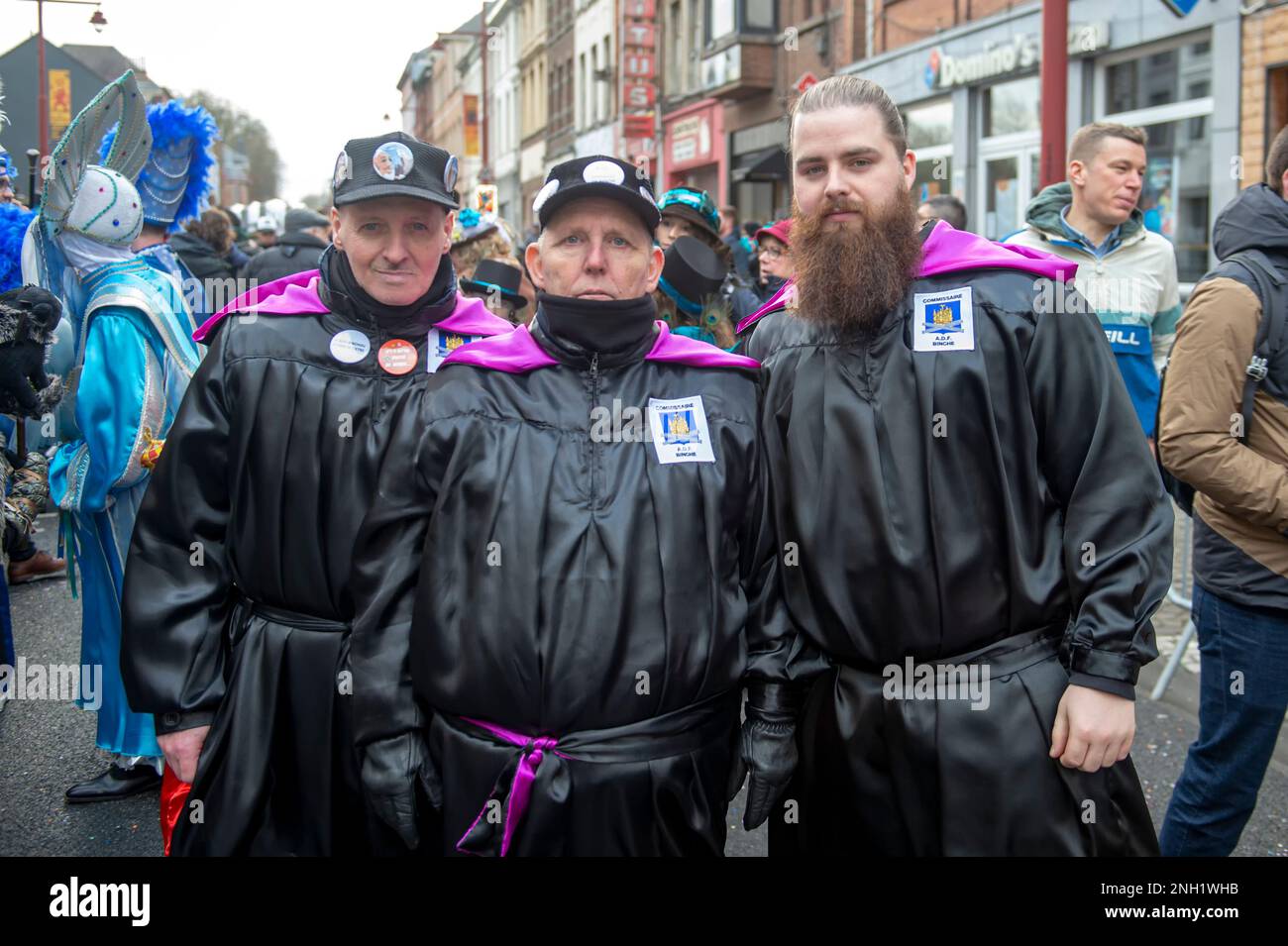 Carnaval de Binche dimanche gras Stock Photo - Alamy