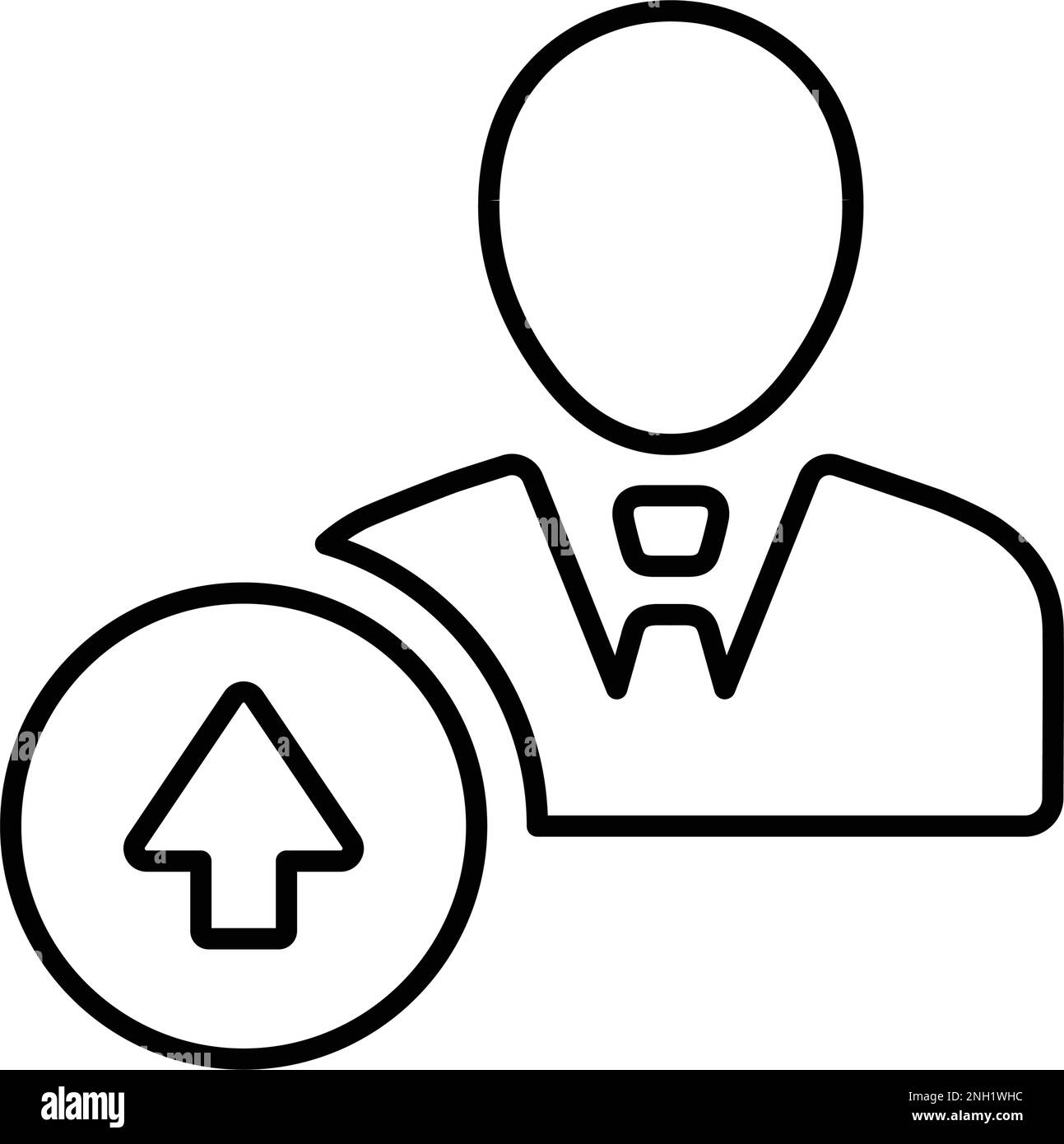 Career Up icon. Flat style vector EPS use in infographics,web design ...