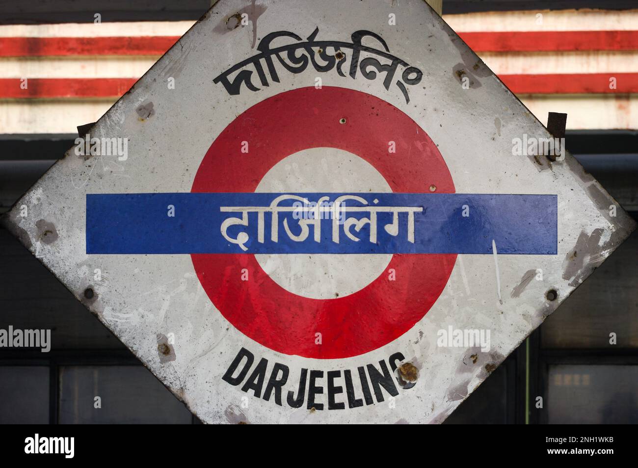 Vintage railway sign hi-res stock photography and images - Alamy