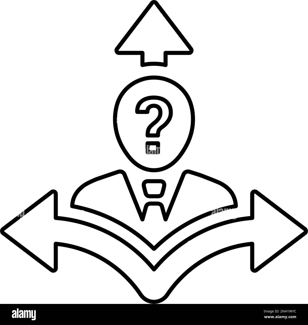 Decision Icon Use In Mobile And App Development Or Commercial Purposes Or Any Type Of Design