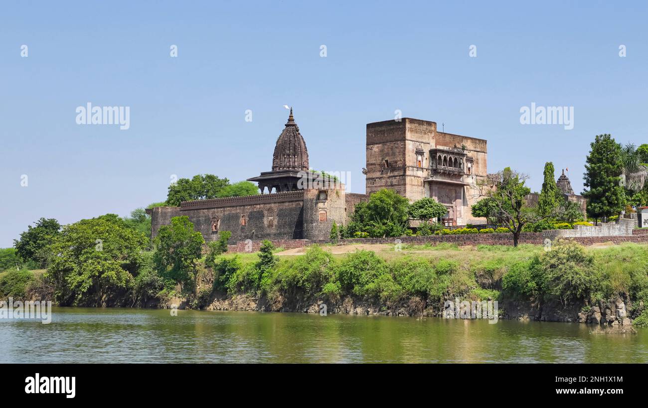 Riverside View of Sanka Shyamji Temple, Rajgarh, Madhya Pradesh, India ...