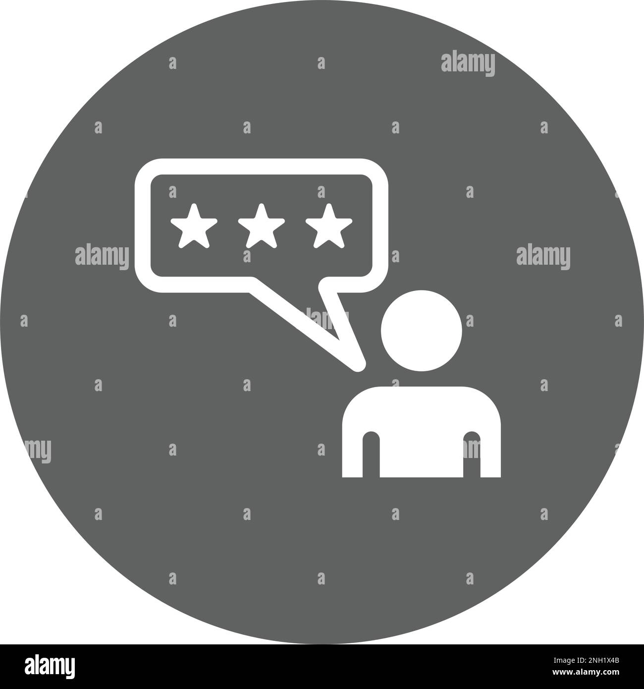 Customer Review icon. Flat style vector EPS use in infographics,web ...