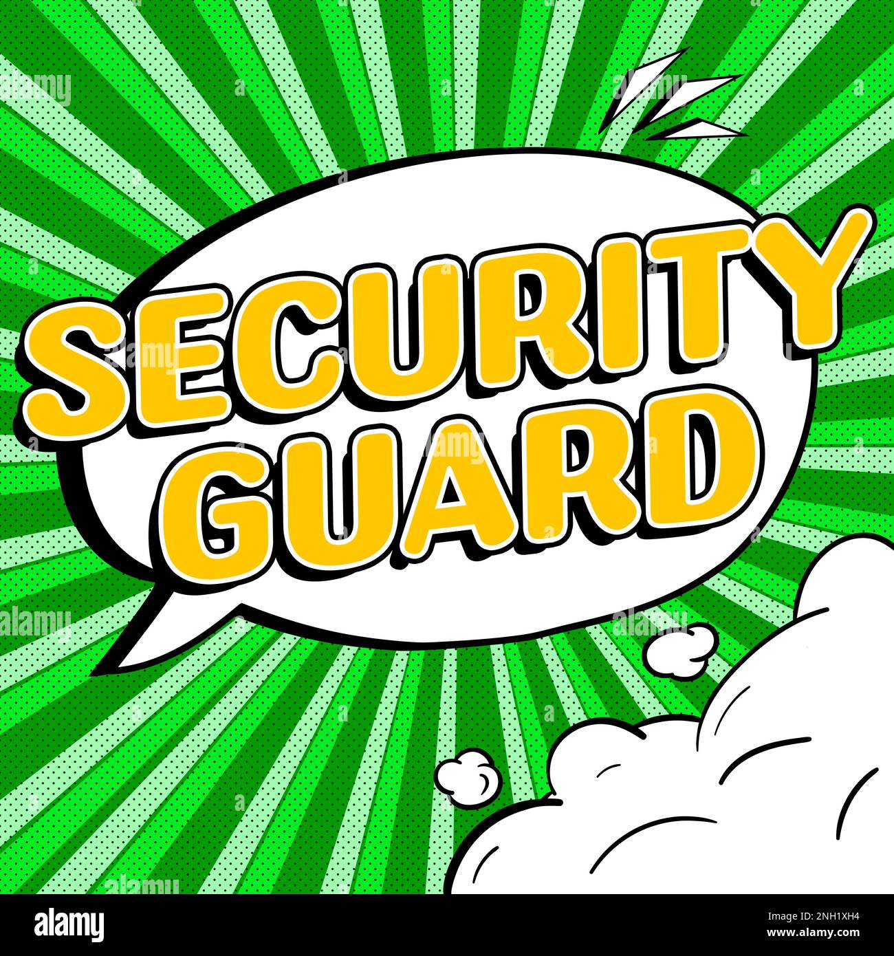 Sign displaying Security Guard. Internet Concept tools used to manage ...
