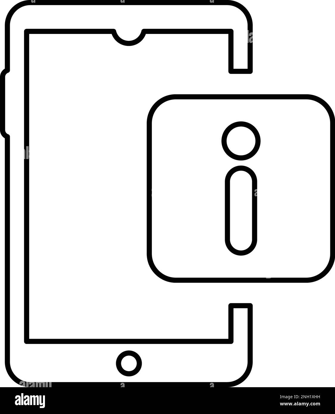 Information Mobile Apps Icon. Fully editable vector EPS use for printed ...