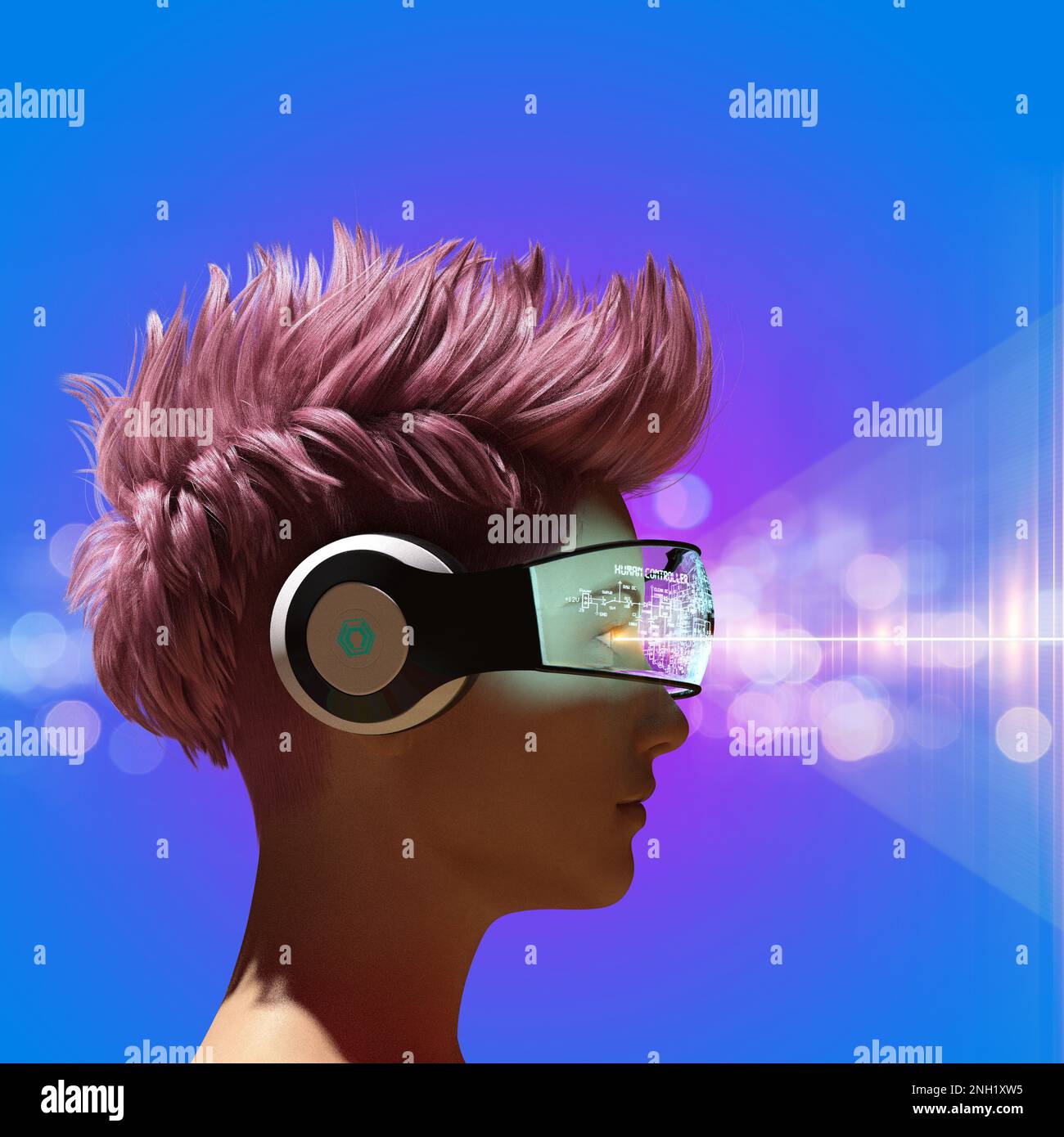 Futuristic heads up display hud hi-res stock photography and images - Alamy