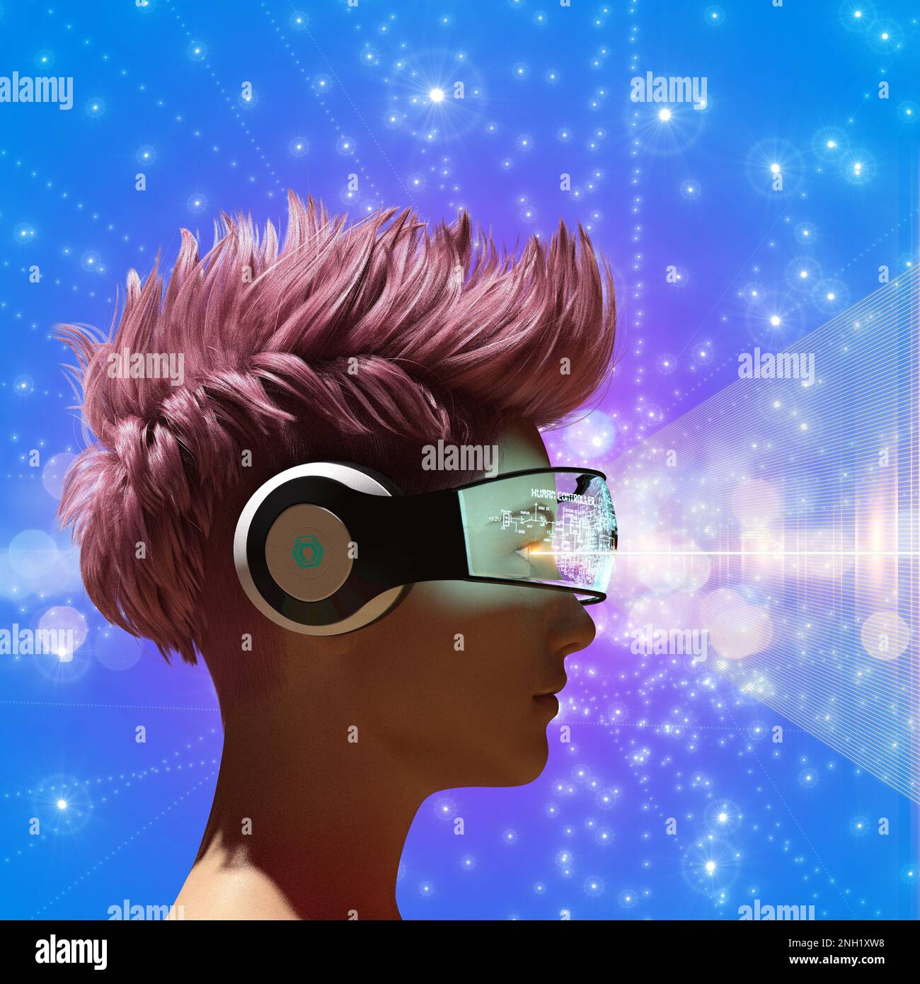 Virtual reality heads up display hi-res stock photography and images ...