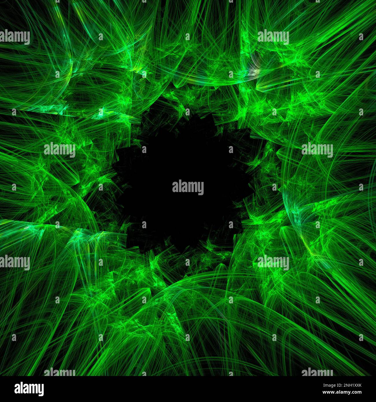 Rotating fractal curves, illustration Stock Photo - Alamy