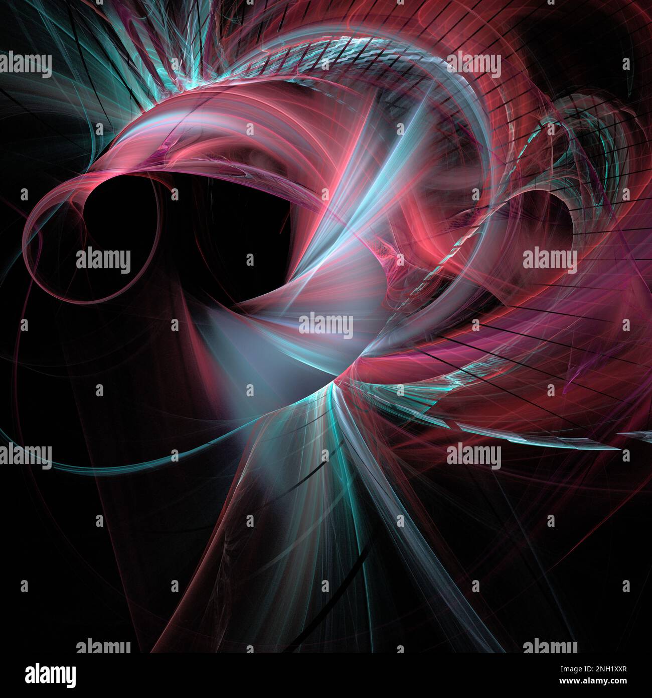 Clash of universes, conceptual, illustration Stock Photo - Alamy