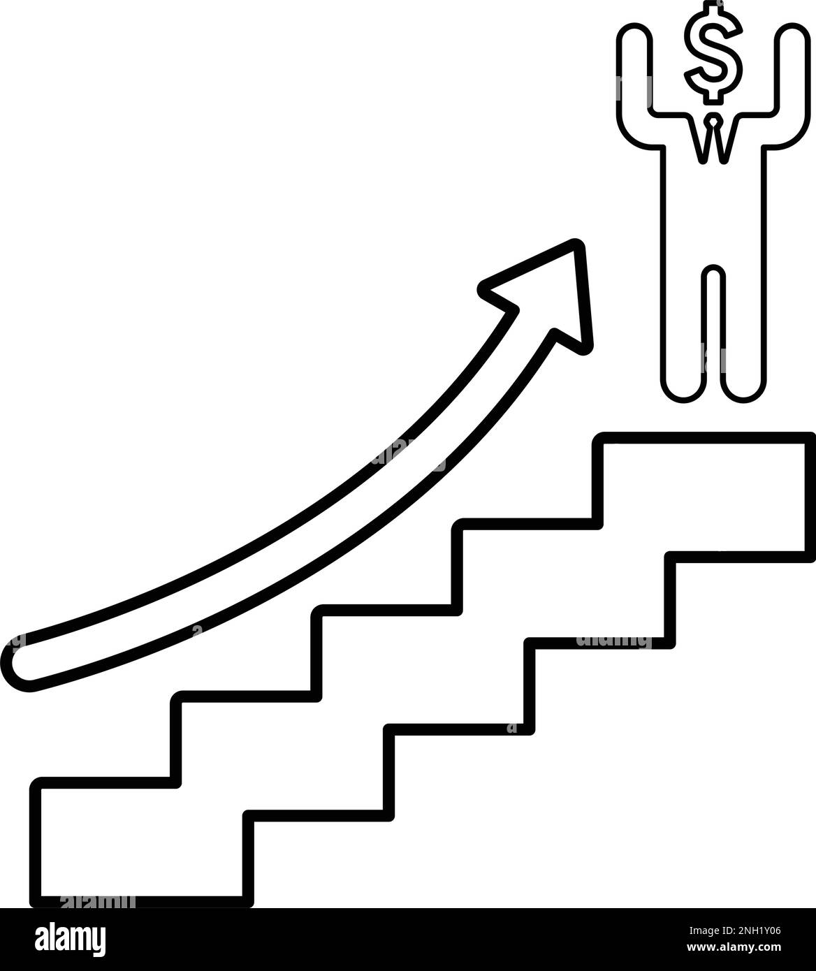 Going to Success icon. Fully editable vector EPS use for printed ...