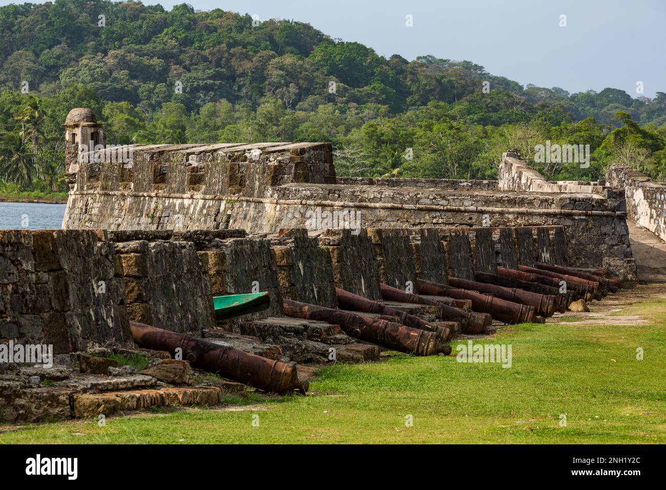 Fort San Geronimo, first built in 1664 and rebuilt in 1739. Portobelo ...