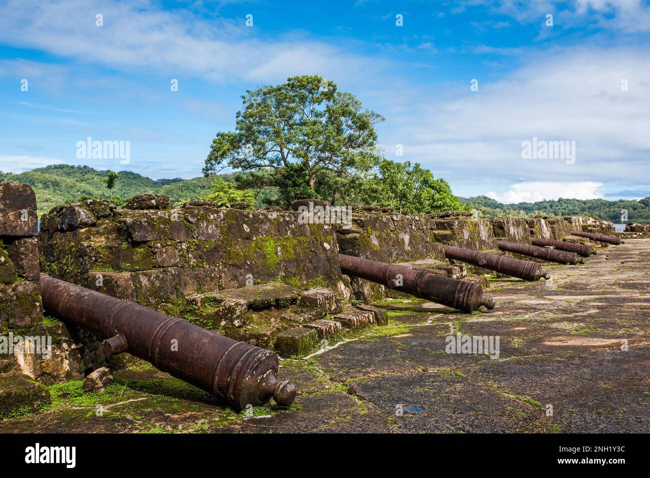 Fort San Geronimo, first built in 1664 and rebuilt in 1739. Portobelo ...