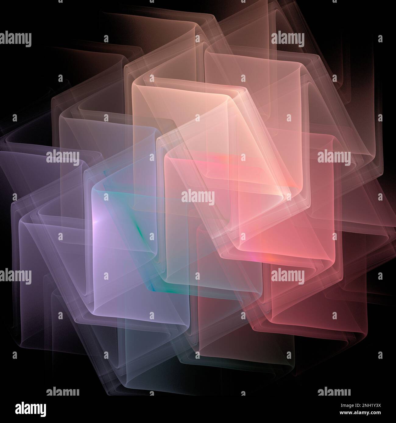 Superimposed sine waves, illustration Stock Photo - Alamy