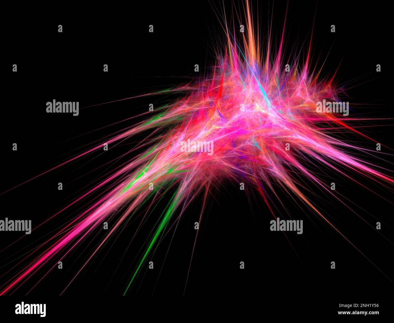 Luminous triangles, illustration Stock Photo - Alamy