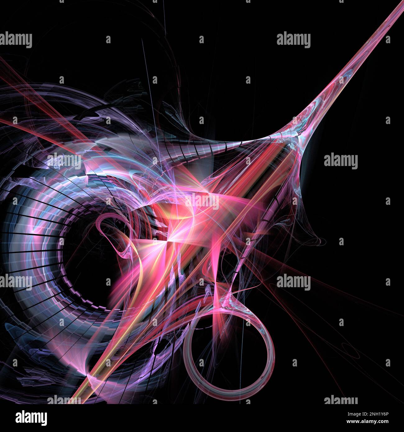Fractal weapon, conceptual illustration Stock Photo - Alamy