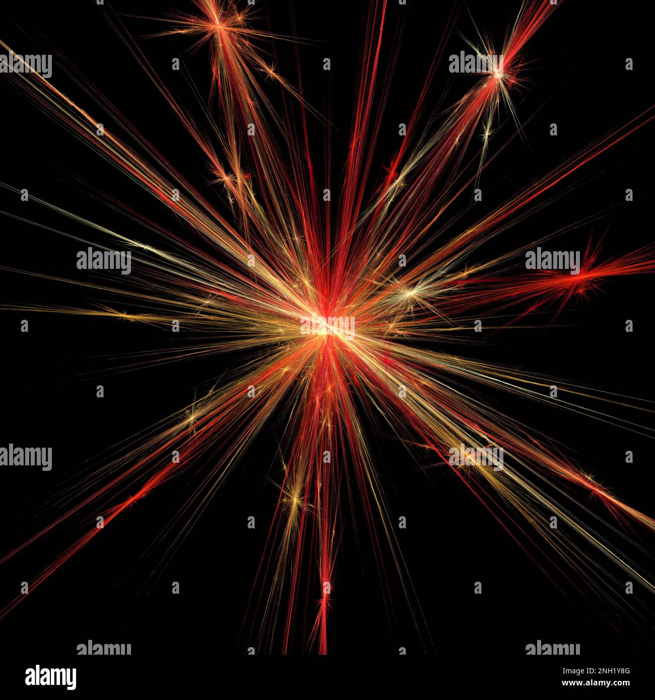 Particle collision, conceptual illustration Stock Photo - Alamy