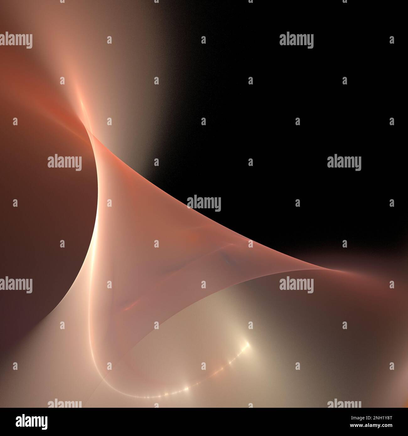 Cone emitting light, illustration Stock Photo - Alamy