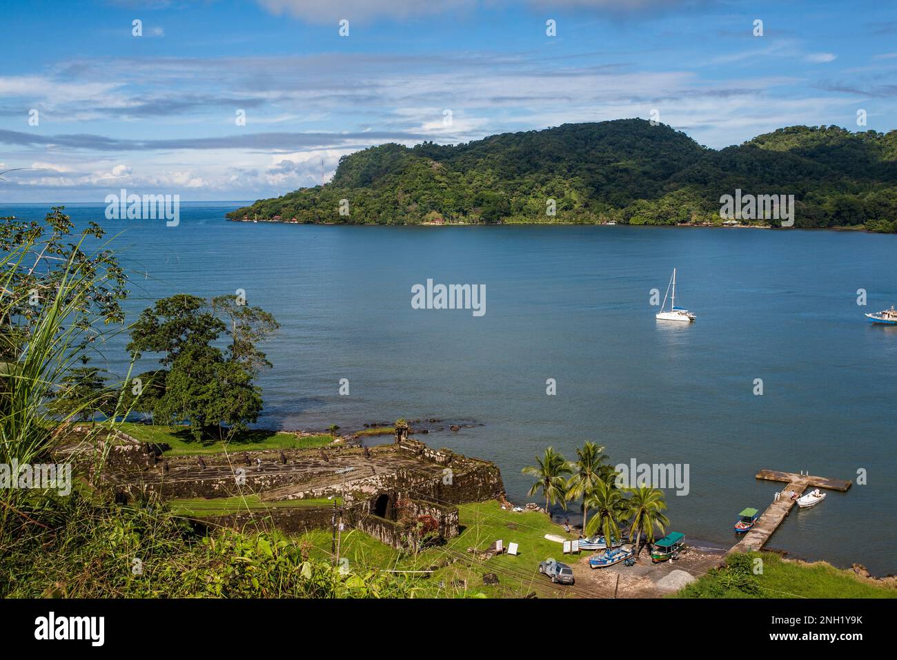 Fort Santiago was built in the early 1600's. Portobelo was named by ...