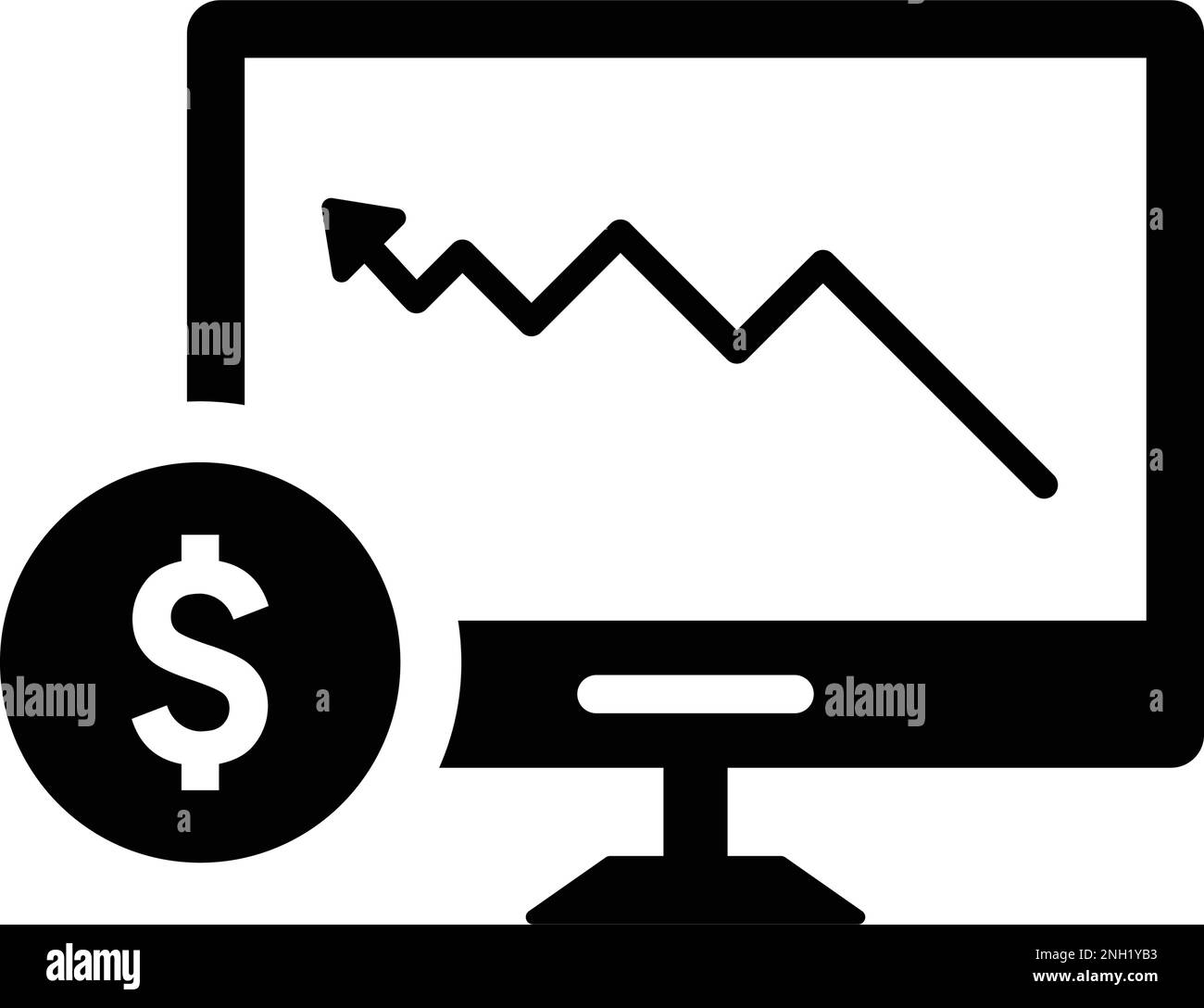 Stock market chart Stock Vector Images - Alamy
