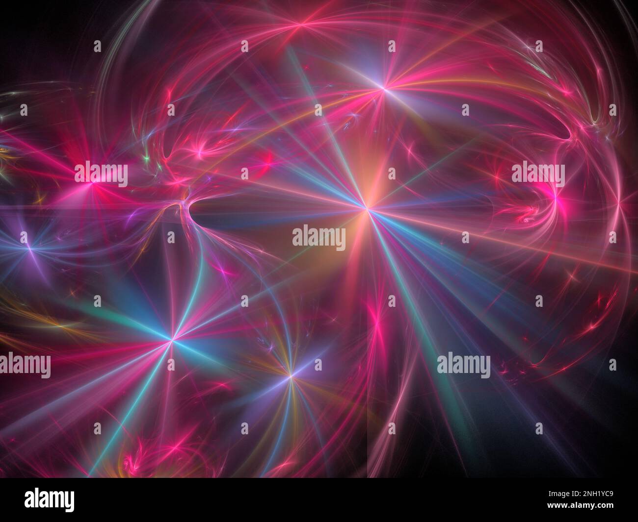 Particle collisions, conceptual illustration Stock Photo - Alamy