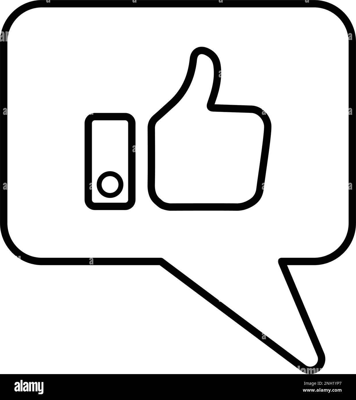 Feedback like thumbs up Black and White Stock Photos & Images - Alamy
