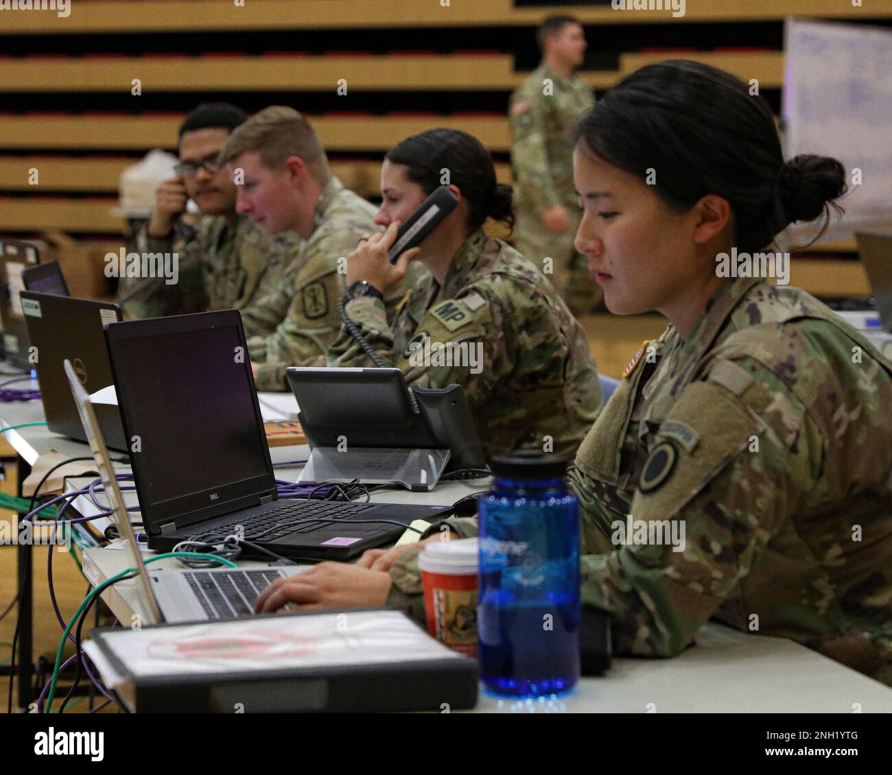 U.S. Army Soldiers conduct steady state operations during the Yama ...