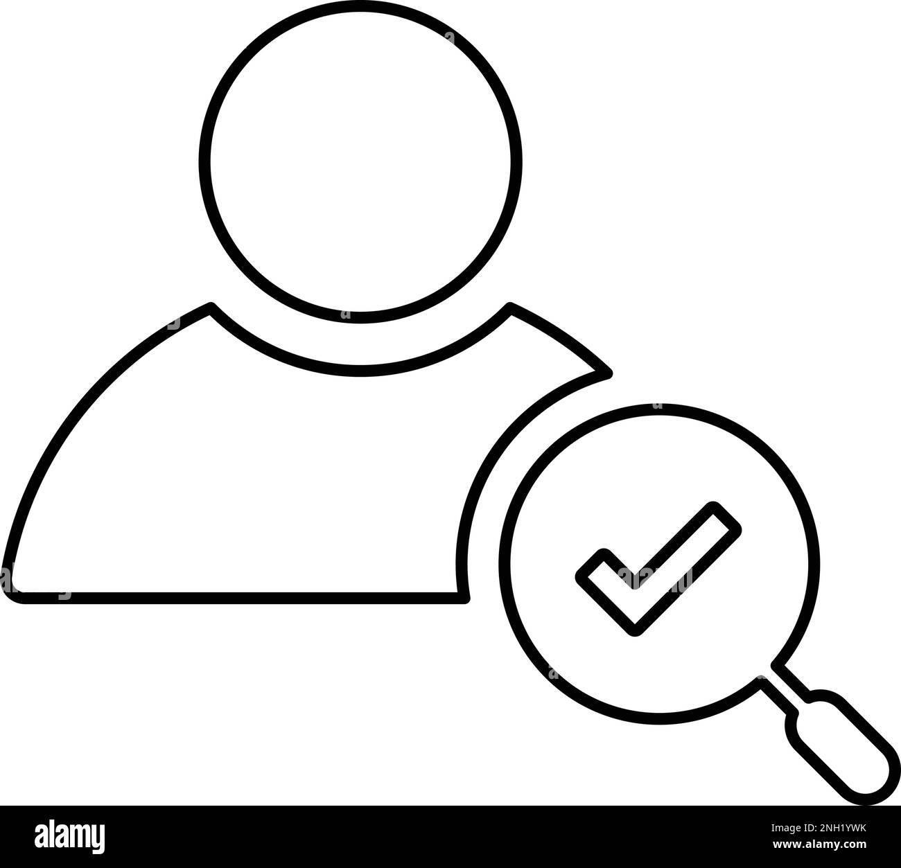 Find Candidate icon use in mobile and app development or commercial ...