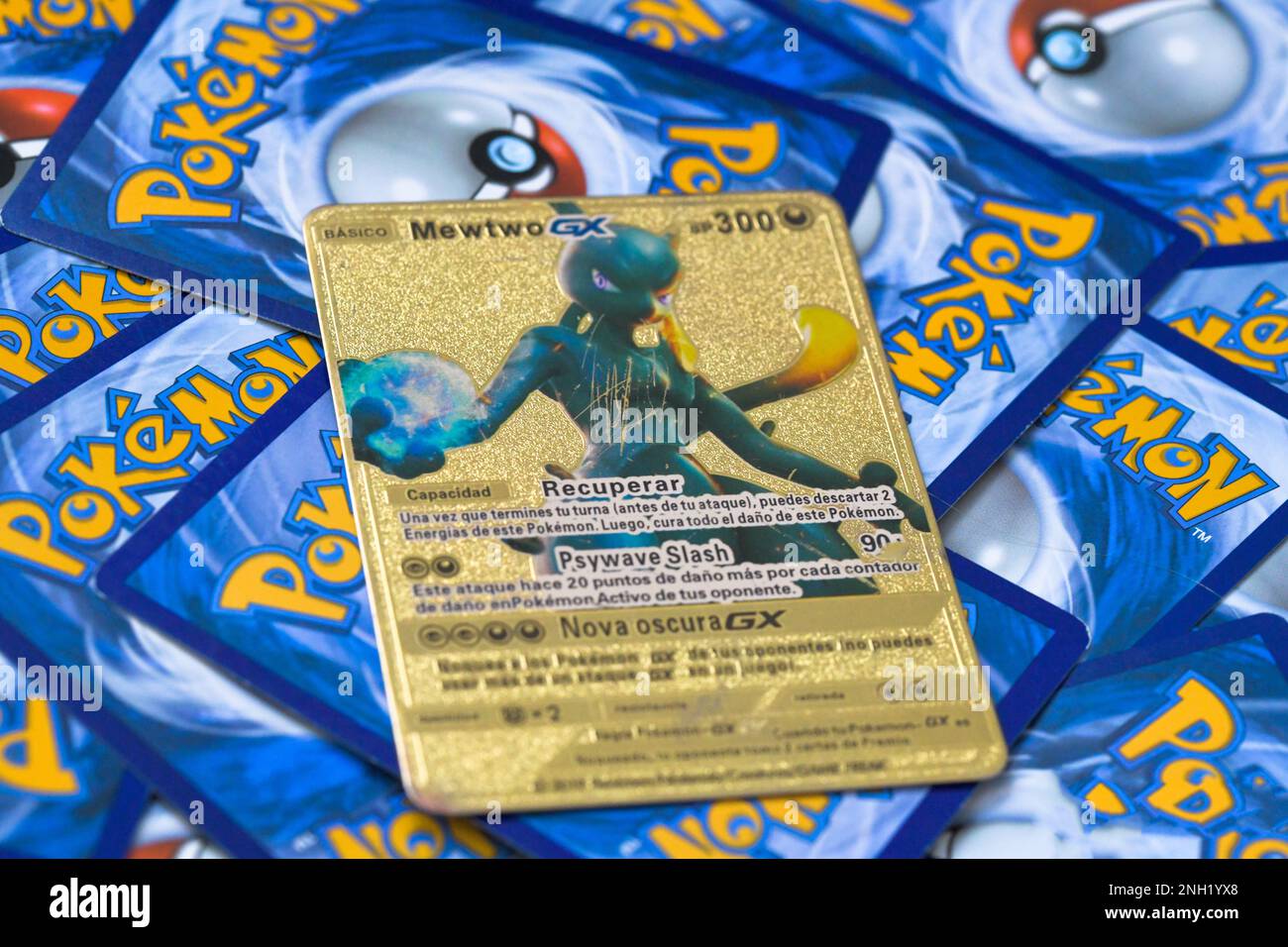 Pokémon Trading Cards display Stock Photo - Alamy