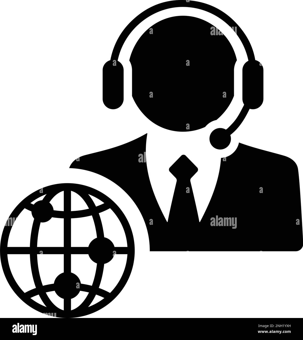 Online Support icon. Fully editable vector EPS use for printed ...