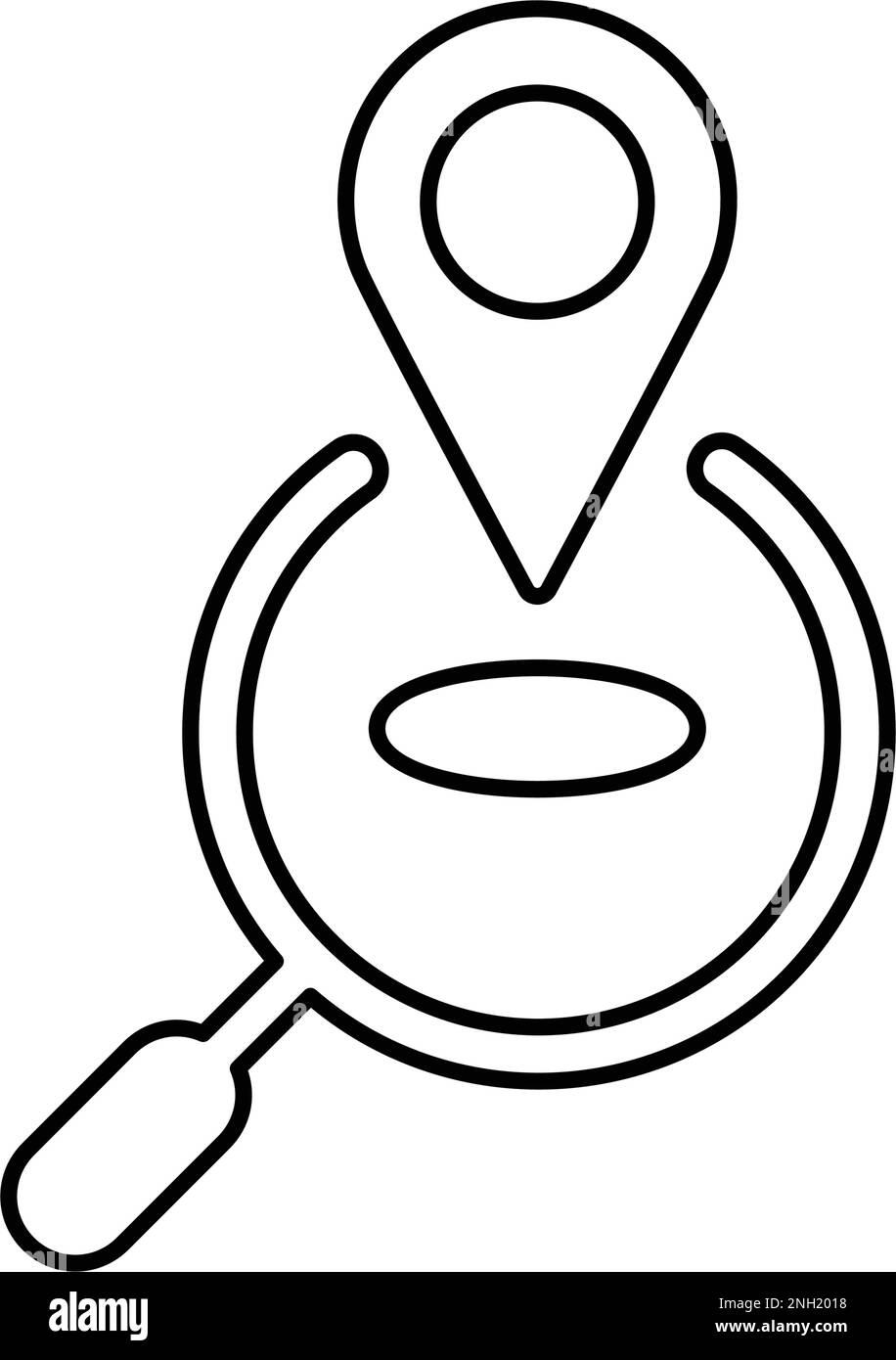 Search location icon. Fully editable vector EPS use for printed ...