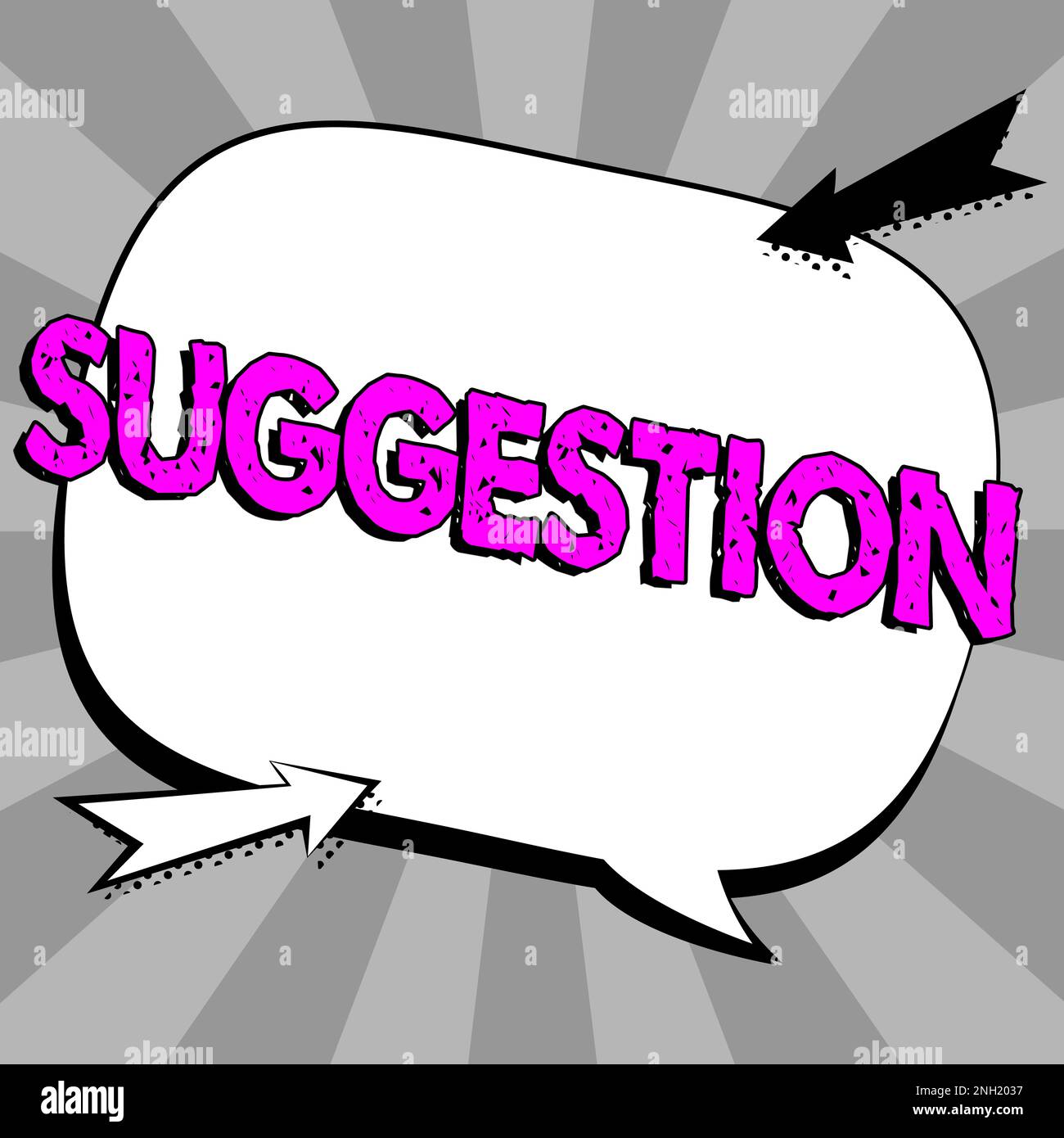 Text caption presenting Suggestion. Internet Concept the process of one ...