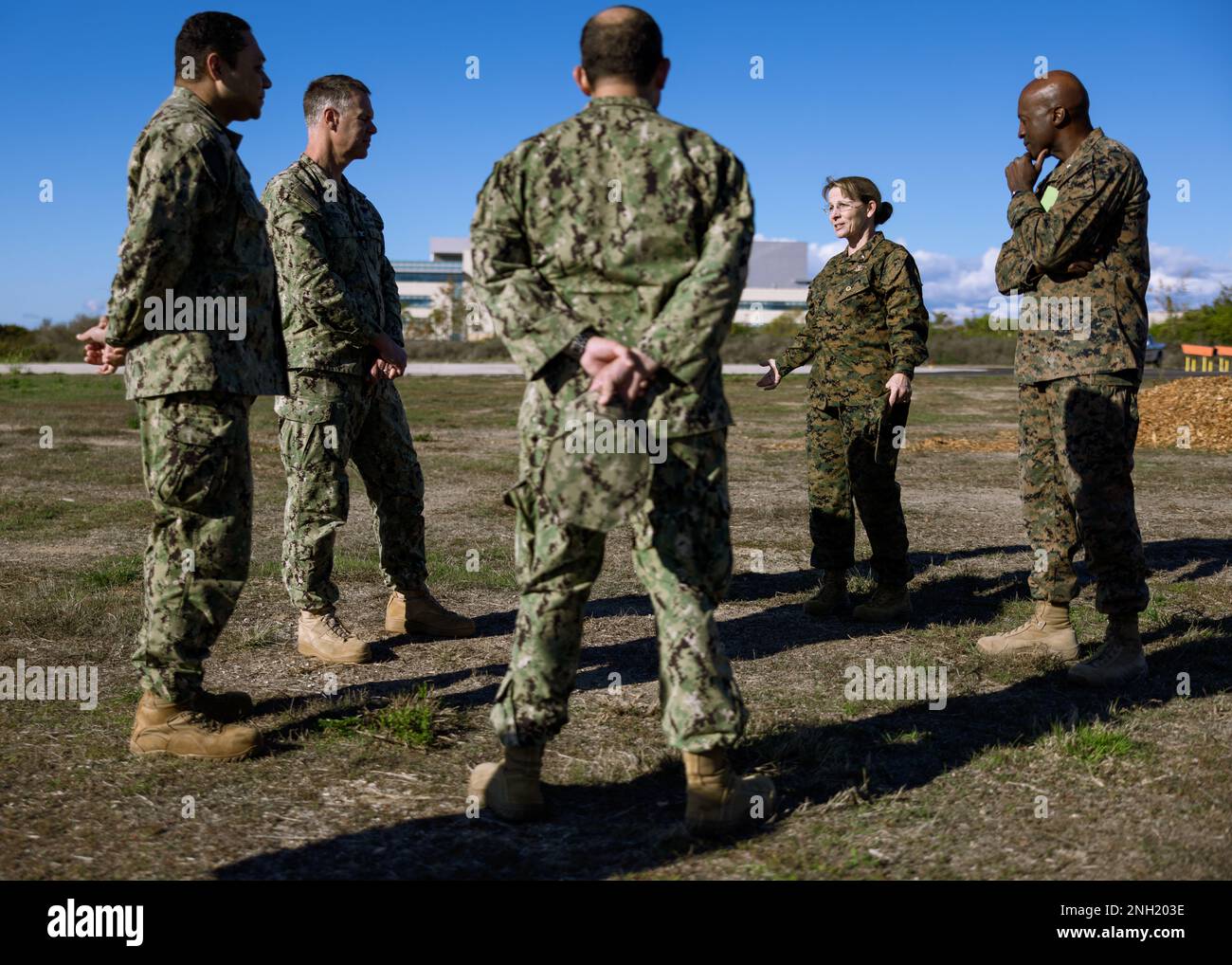 U.S. Marine Brig. Gen. James A. Ryans, right, the assistant division ...