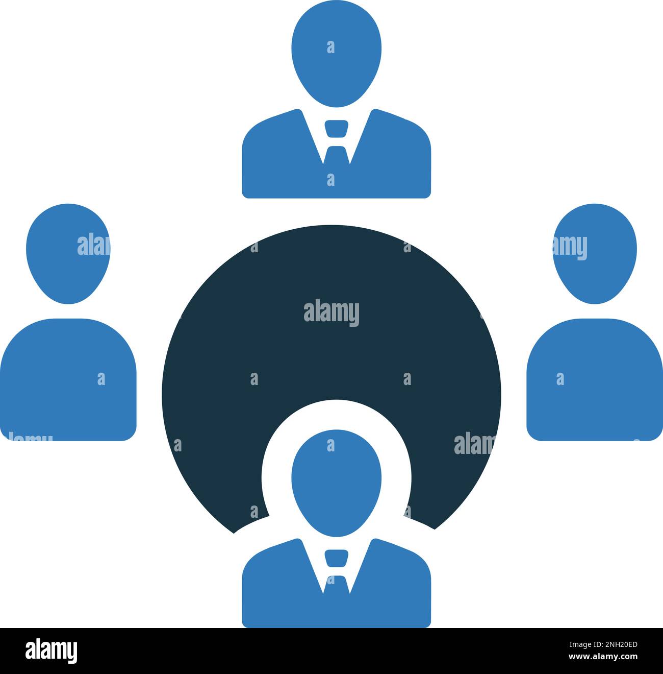 Team meeting icon design template vector illustration for graphic and ...