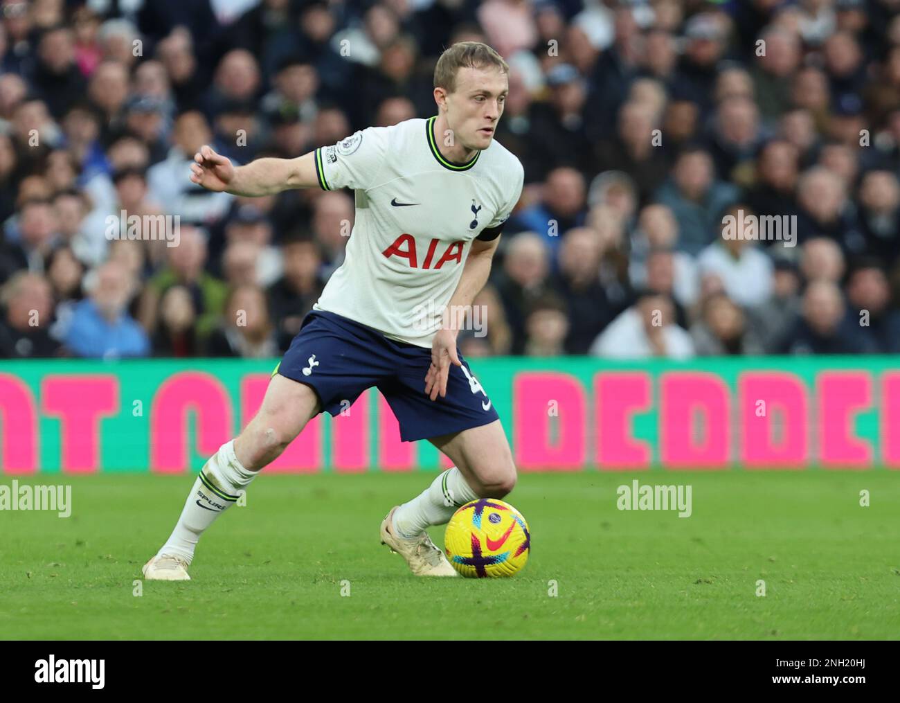 Tottenham Hotspur's Oliver Skipp in action during the English Premier ...