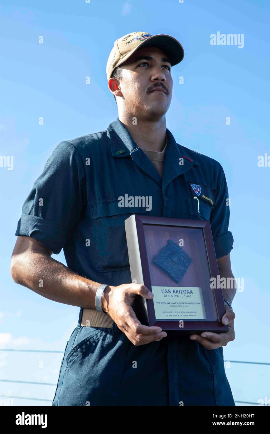 221207-N-SN516-4032 PACIFIC OCEAN (Dec. 7, 2022) U.S. Navy Ensign Jerra ...