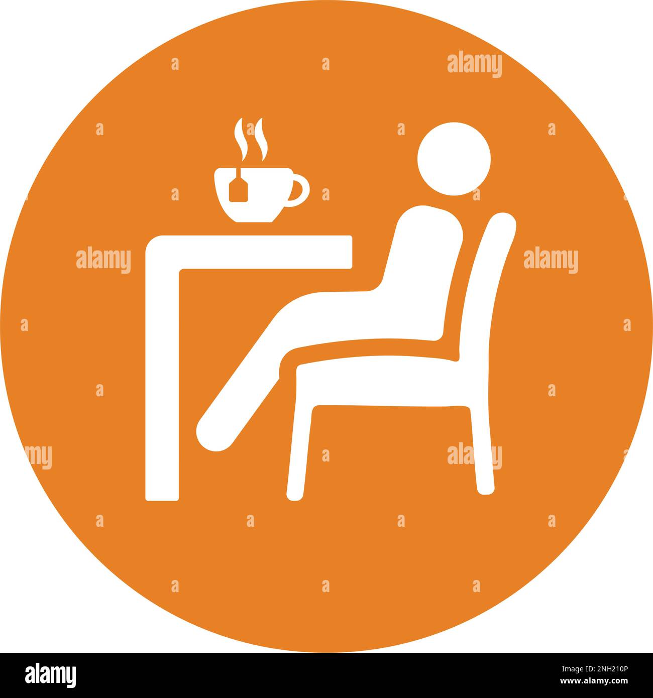 Employee break Stock Vector Images - Alamy