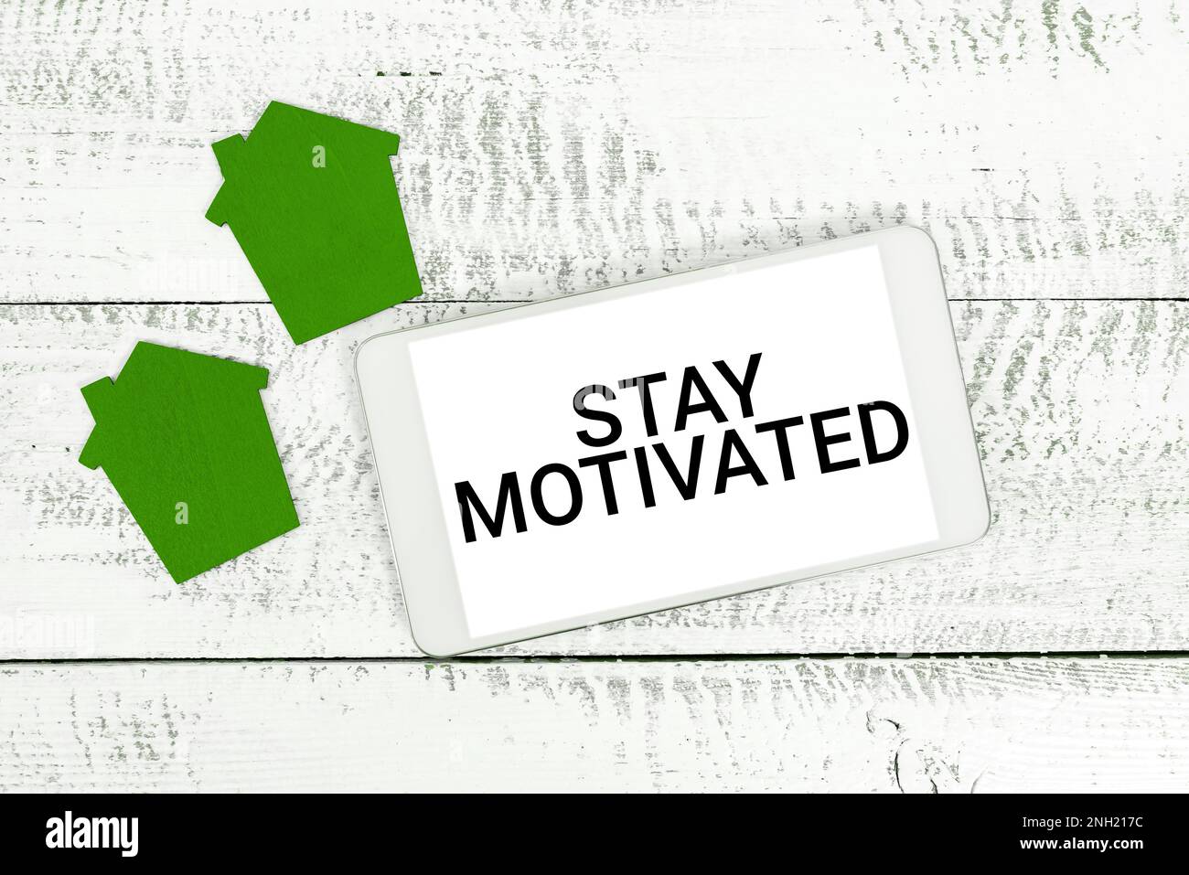 Hand writing sign Stay Motivated. Business showcase Reward yourself ...