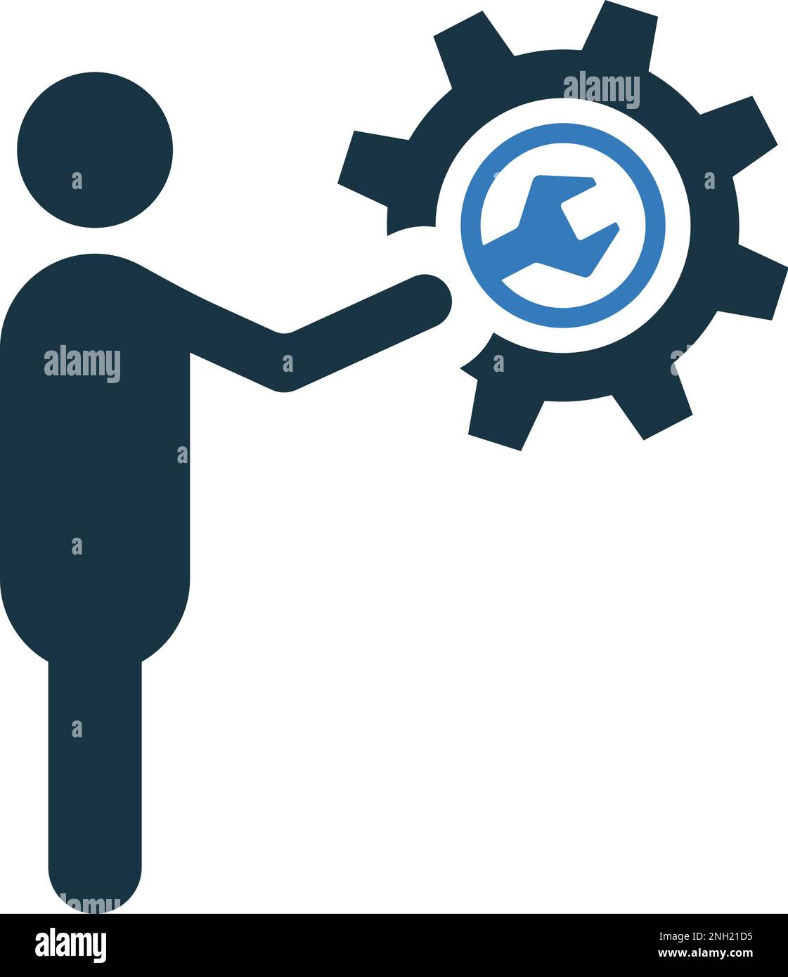 Engineer pictogram helmet hi-res stock photography and images - Alamy